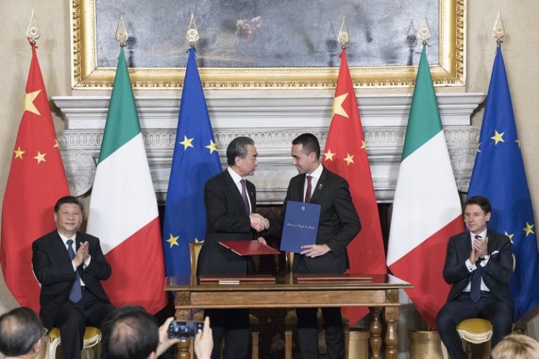 Italy as the first Group of Seven country to sign a “Belt and Road ...